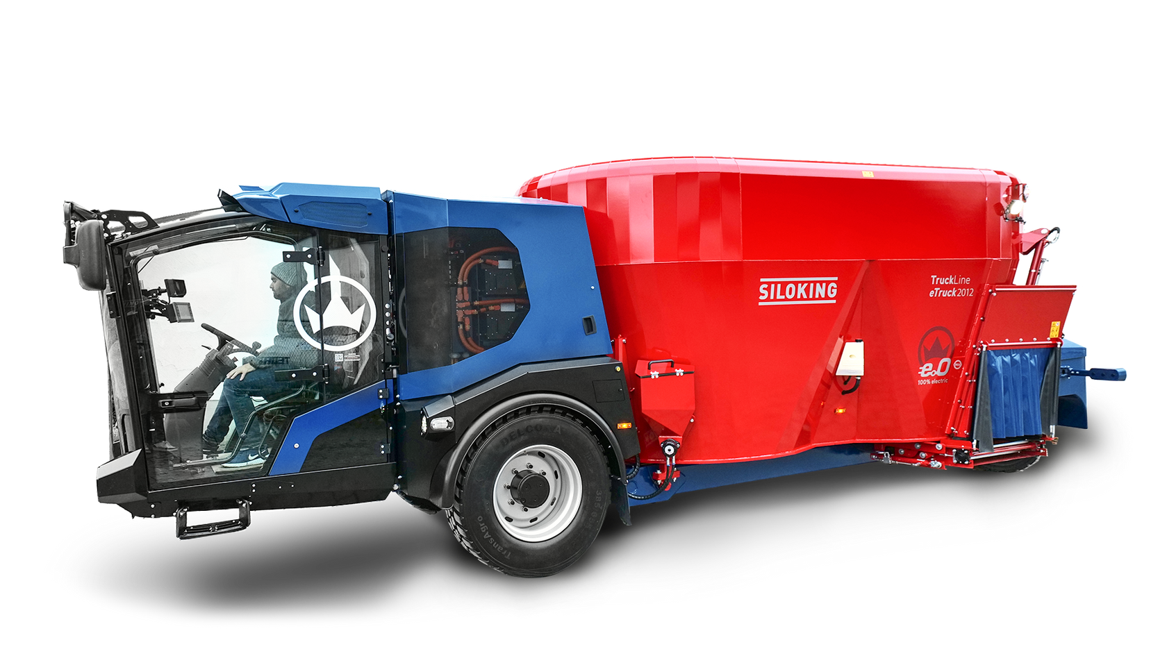 Our fully electric feed mixer TruckLine e.0
